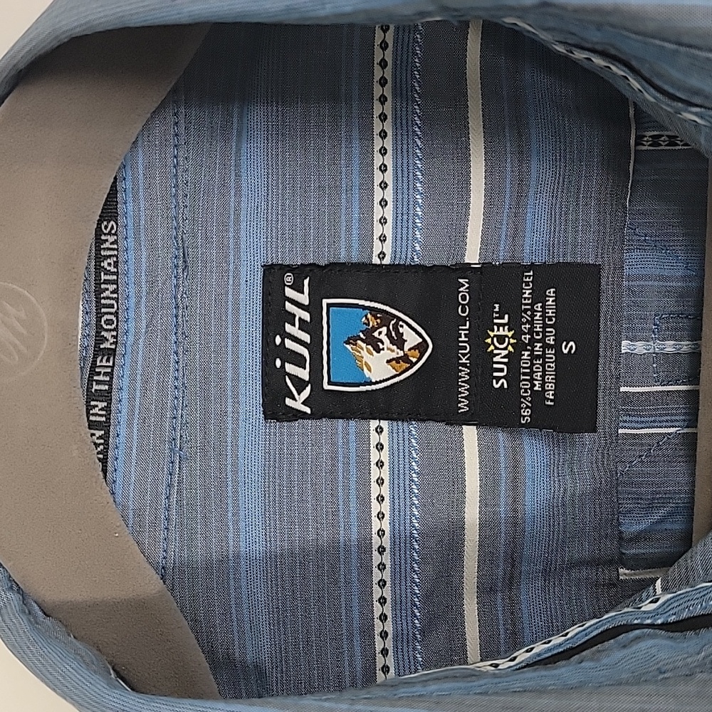 Kuhl Suncel Short Sleeve Stripped Men's Shirts Size S… - Gem